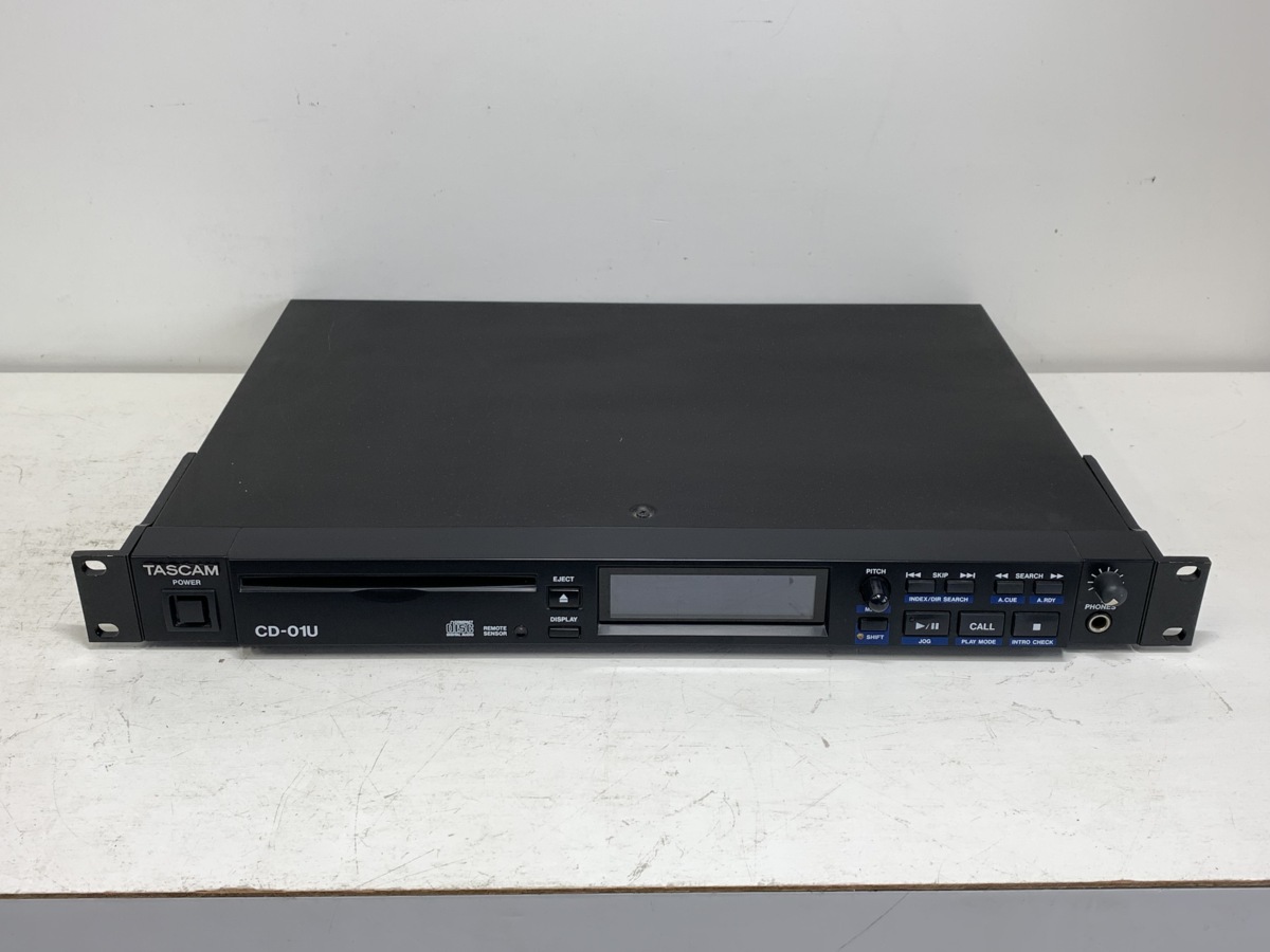 TASCAM タスカム CD-01U 業務用 1Uラックマウント CDプレーヤー | 出張買取 東京コレクターズ