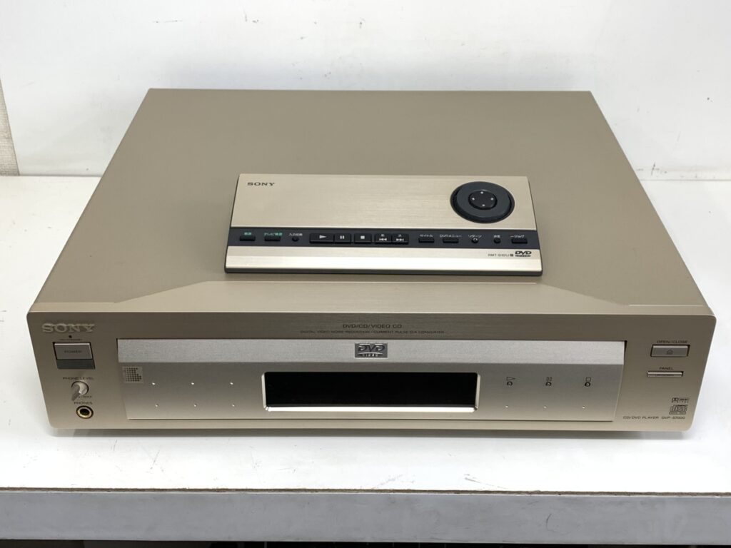 SONY ソニー DVP-S7000＜リモコン付き＞CD/DVDプレーヤー ゴールド | 出張買取 東京コレクターズ