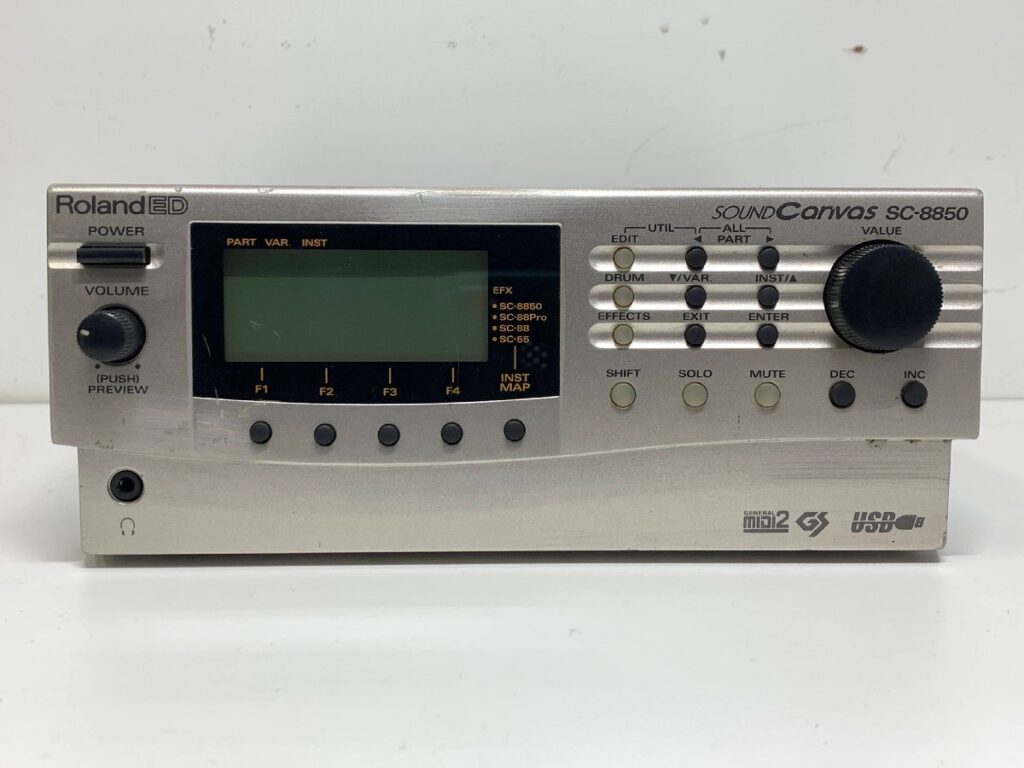 Roland ED SC-8850 ローランド SOUND Canvas MIDI音源モジュール GM2対応 GS音源 | 出張買取 東京コレクターズ