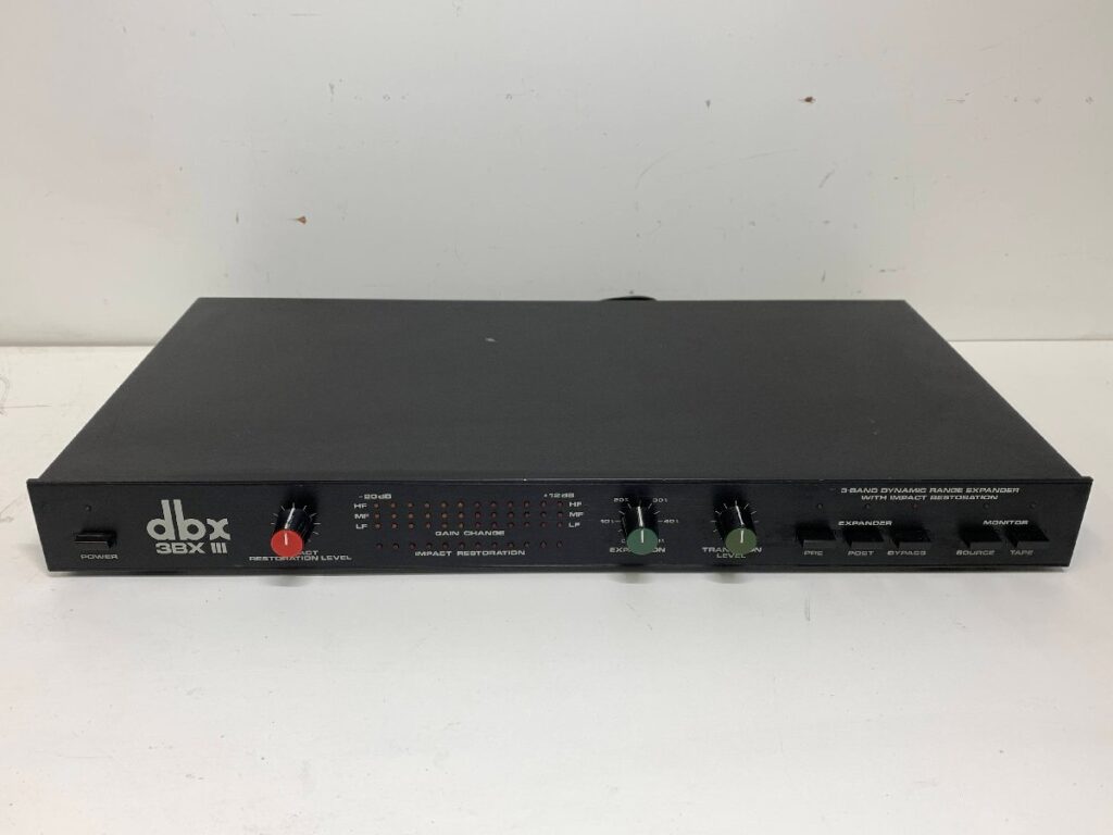 dbx 3BX III 3-Band Dynamic Range Expander 3バンドダイナミックエキスパンダー | 出張買取 東京コレクターズ