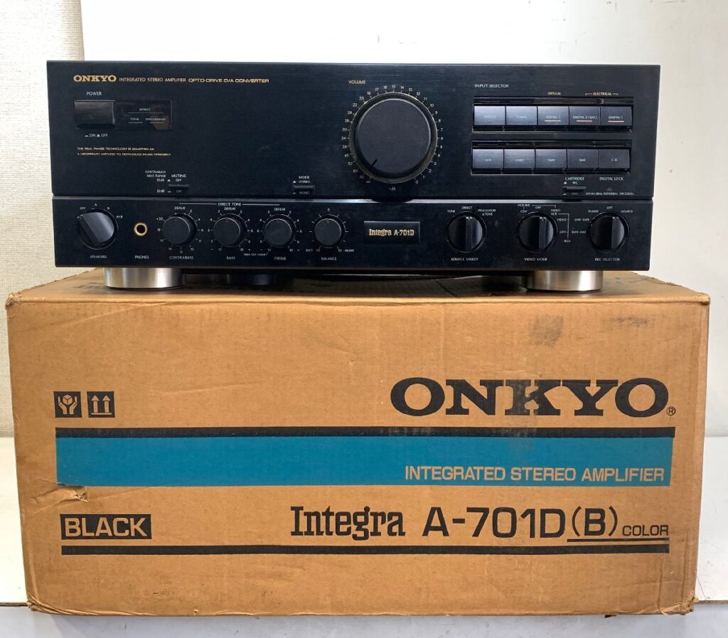 ONKYO Integra A-701D＜元箱付き＞オンキヨー プリメインアンプ MADE IN JAPAN | 出張買取 東京コレクターズ