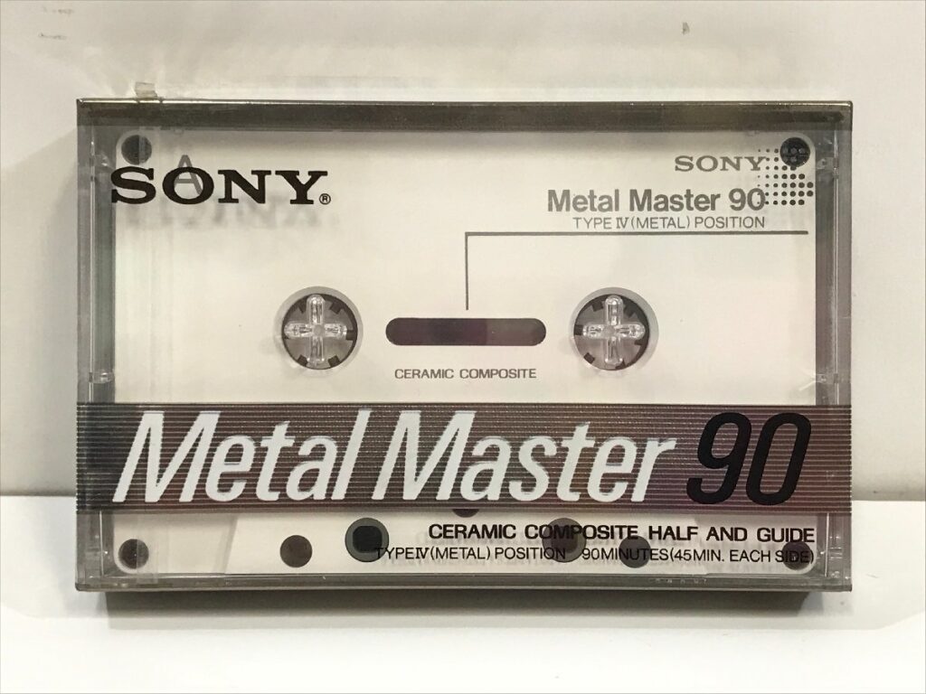 SONY Metal Master 90＜未開封＞ソニー カセットテープ METAL-MST90 メタルポジション TYPE-IV | 出張 ...