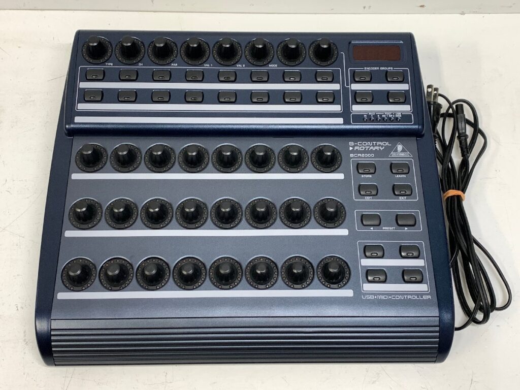 BEHRINGER BCR2000 B-CONTROL ROTARY ベリンガー ロータリーノブMIDIコントローラー | 出張買取 東京コレクターズ