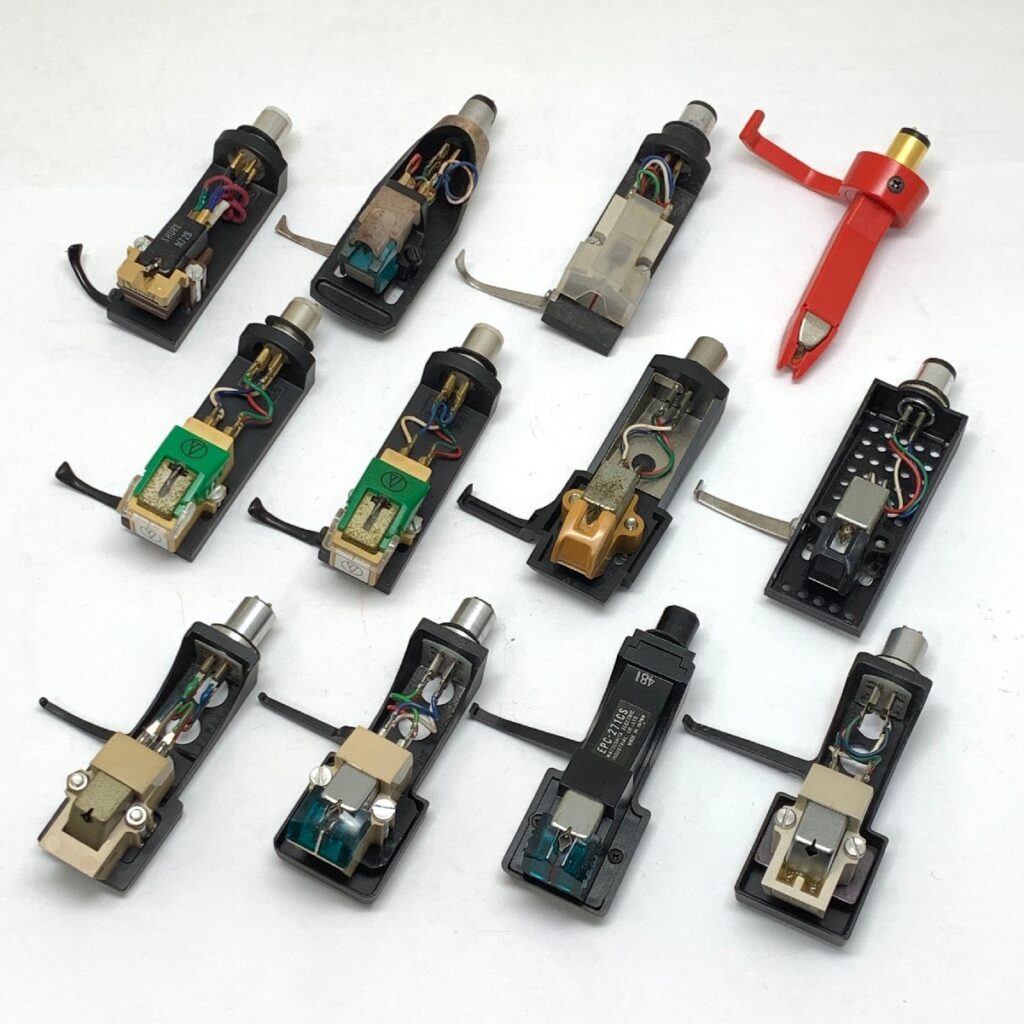 カートリッジ まとめて Technics 270C 442C 271C-S audio-technica AT10G SHURE 72B ほか ...