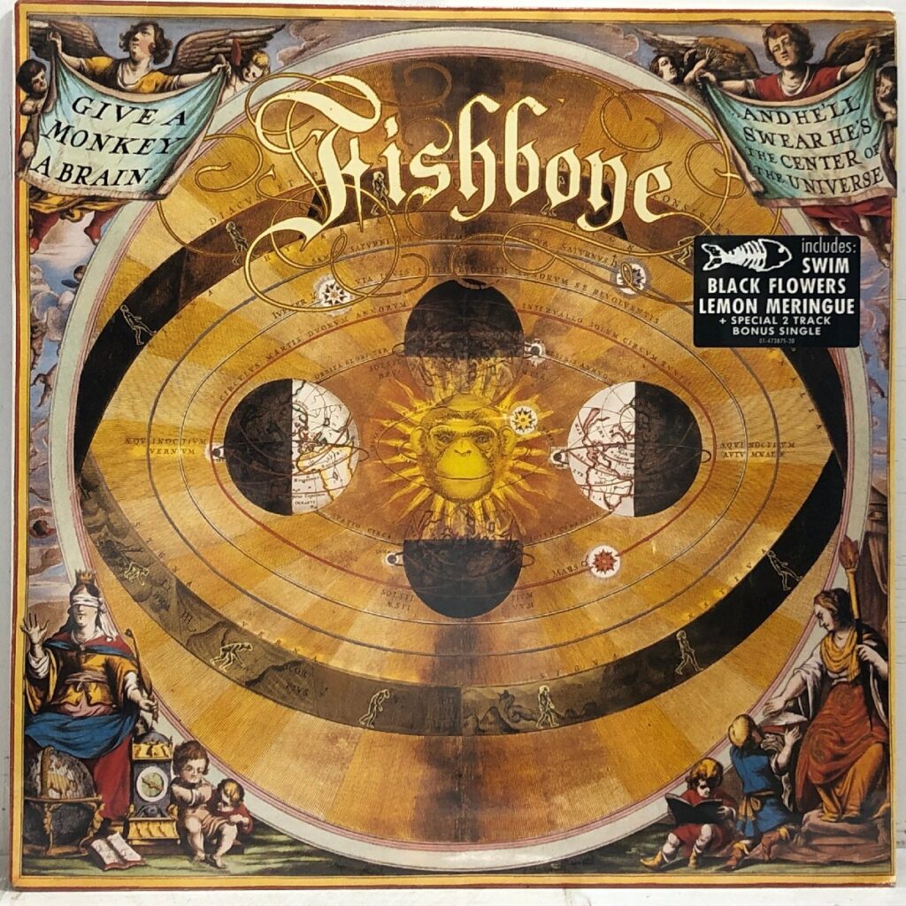 【未開封EU盤LP】FISHBONE フィッシュボーン / GIVE A MONKEY A BRAIN & HE’LL SWEAR HE’S…モンキーの惑星 / COLUMBIA ...